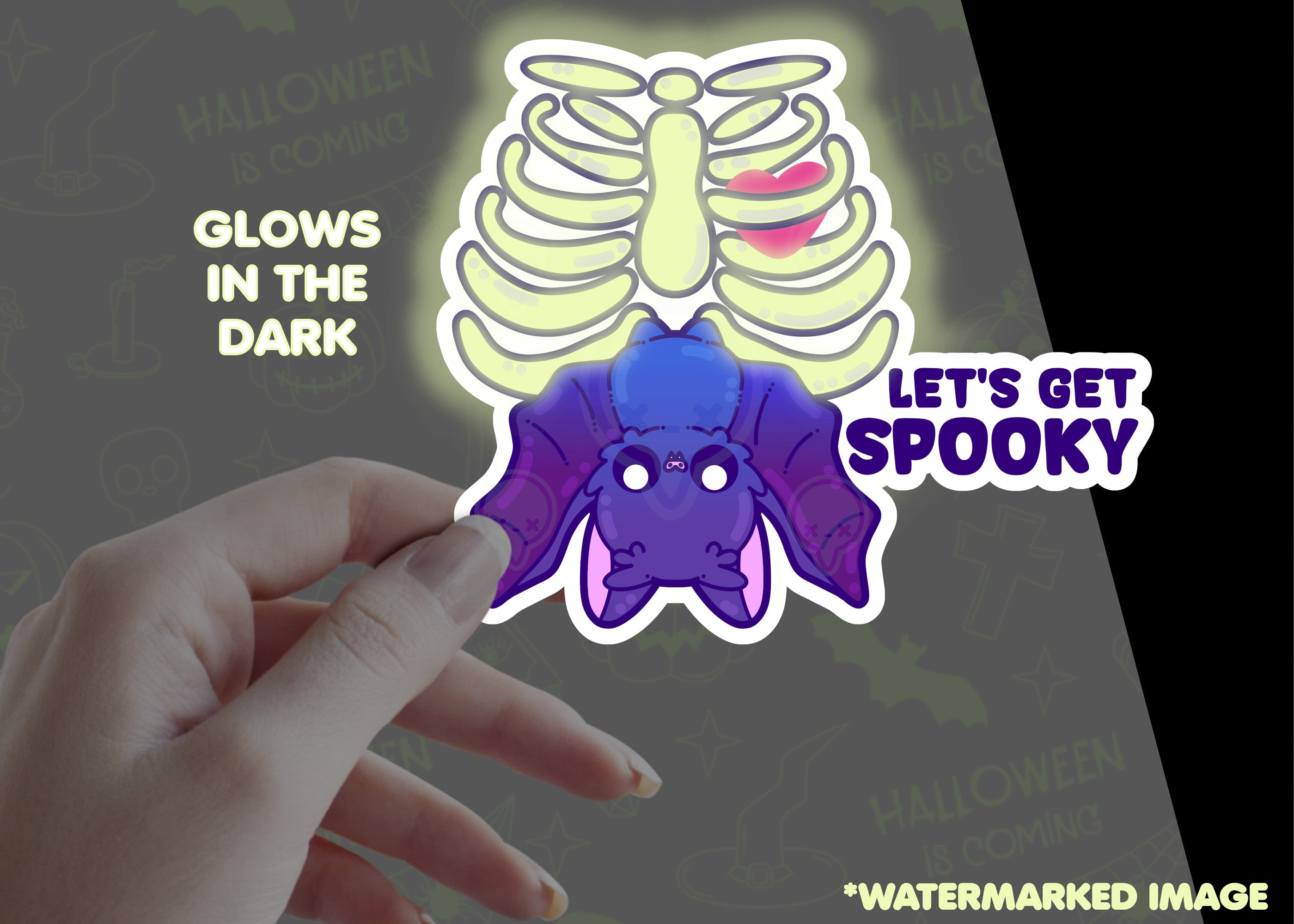 Let's Get Spooky - Glow in the Dark – ChubbleGumLLC