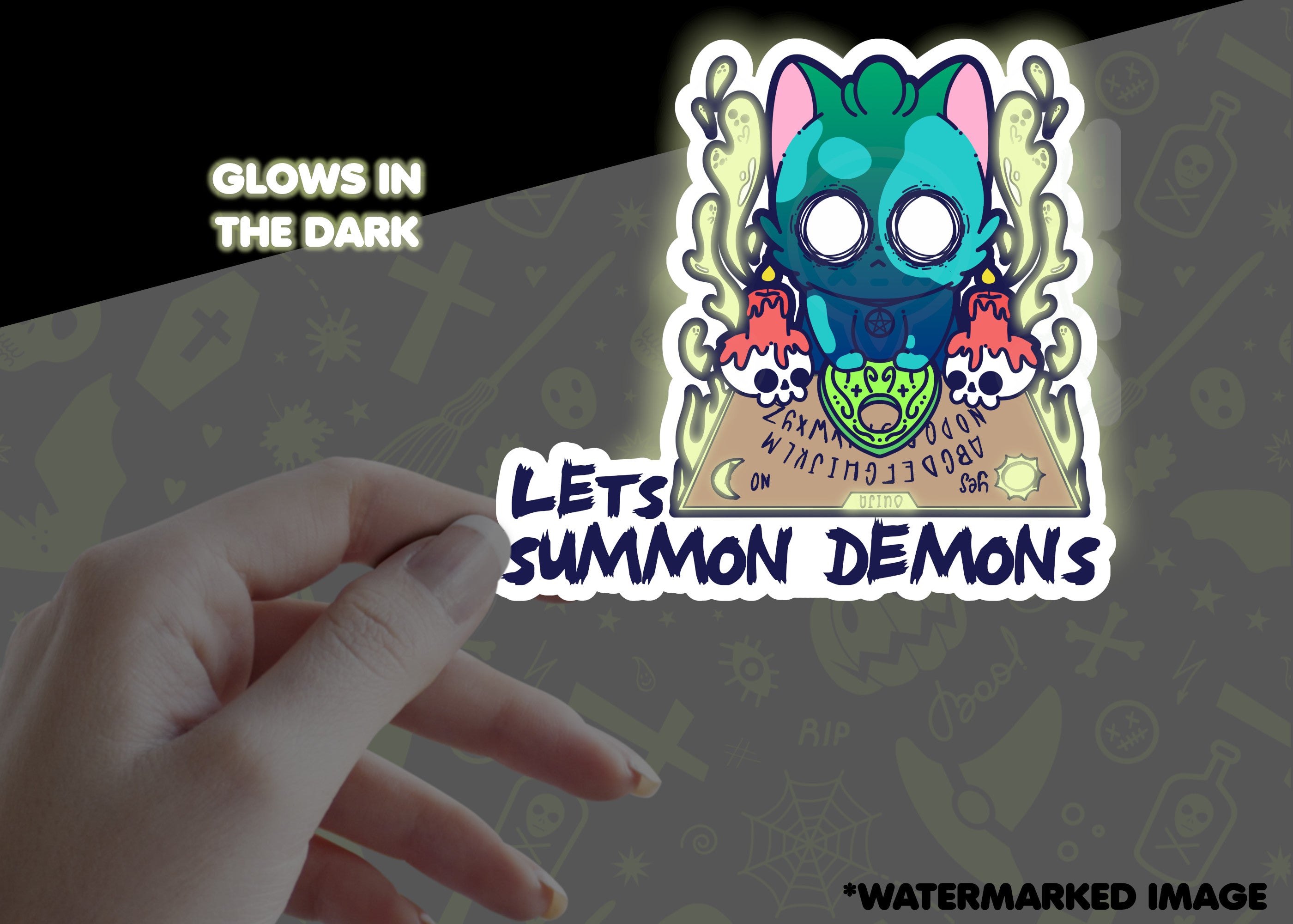 Let's Summon Demons - Glow in the Dark – ChubbleGumLLC